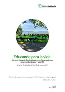 Premio Incorporación del ApS en el Proyecto Educativo Global | RedApS