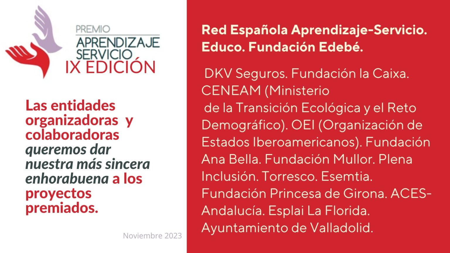 20 proyectos ApS premiados en 2023 | RedApS